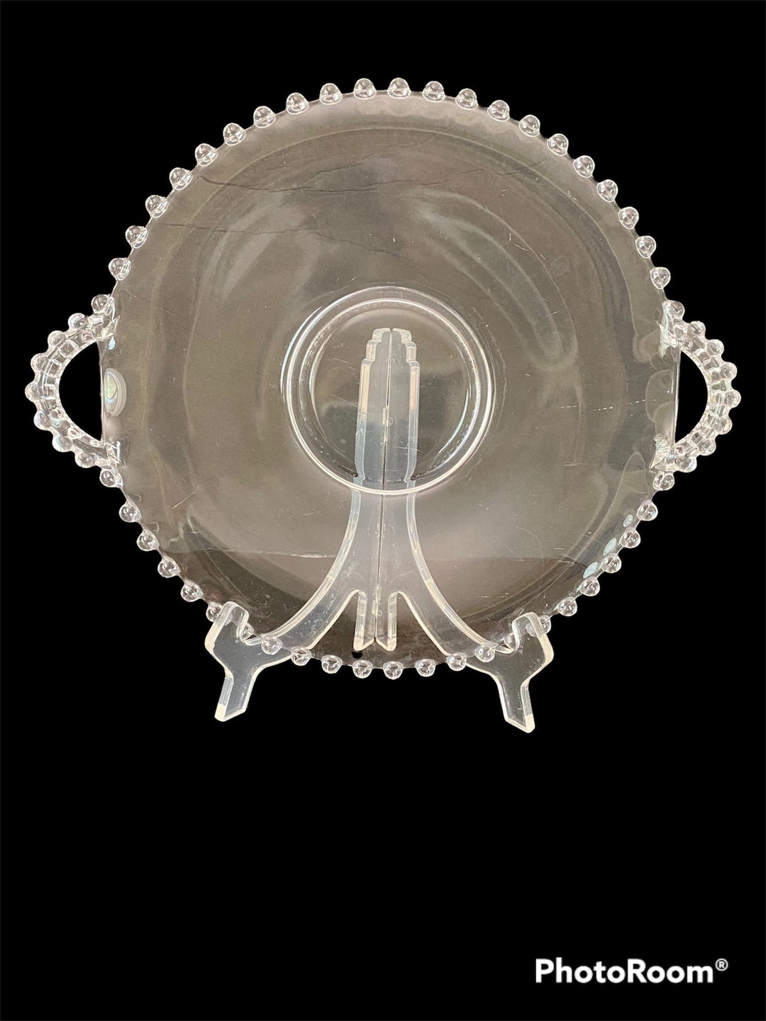 Imperial Candlewick Serving Plate With Handles - Etsy