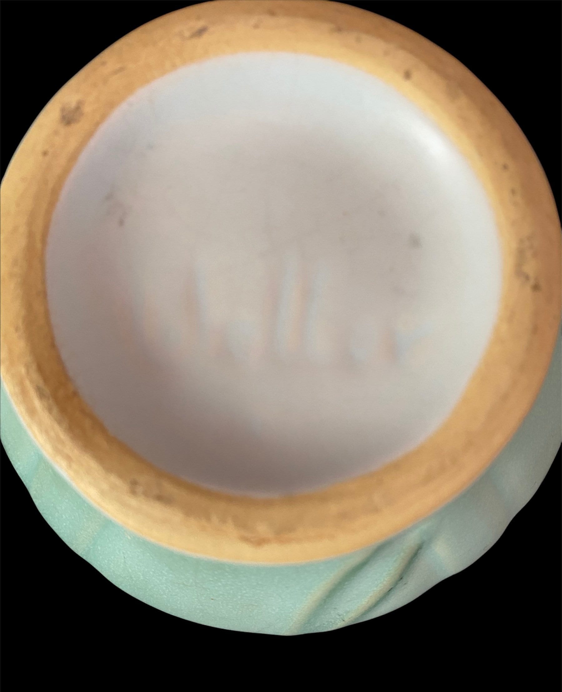 Weller Art Pottery Panella Pastel Green 6 Inch Double Lyre Handled Vase ...