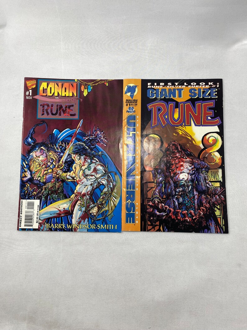 Lot of 11 Comic Books: Superman, Conan Vs. Rune No. 1, and More - Etsy