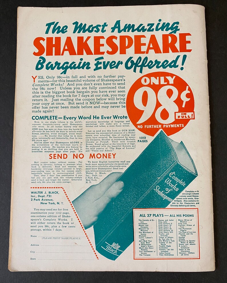 St. Nicholas Magazine January 1936 Issue - Etsy