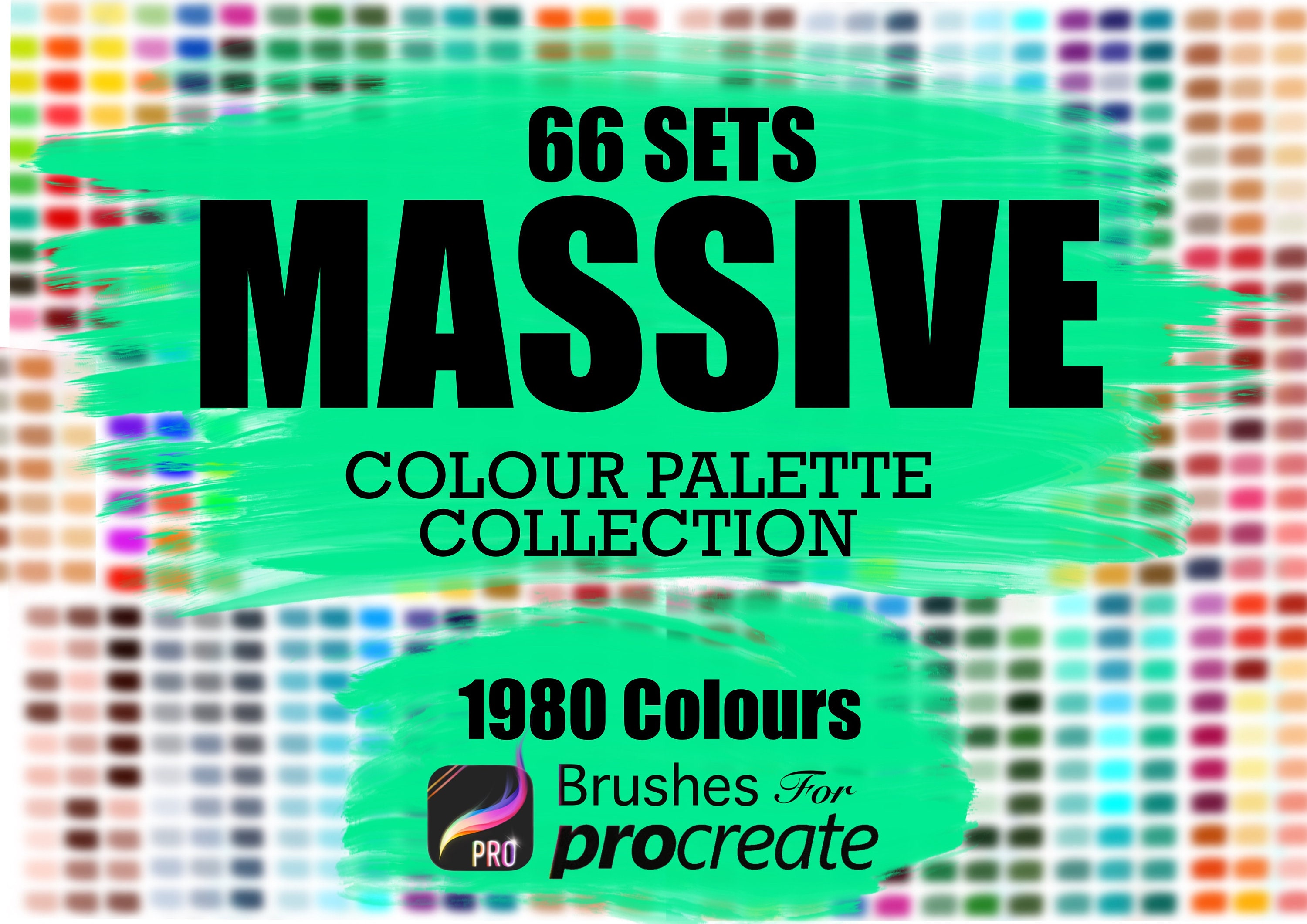 Massive Colour Set Bundle (huge Set 1&2) - Procreate Colour Palettes ...