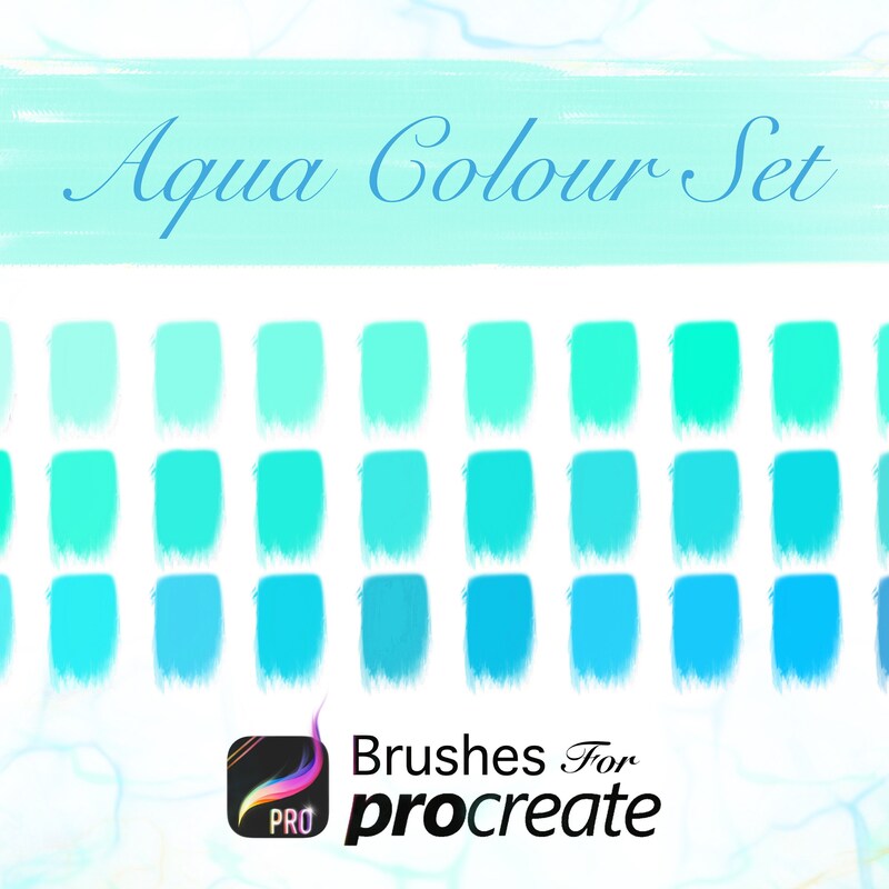 Aqua Color - Etsy
