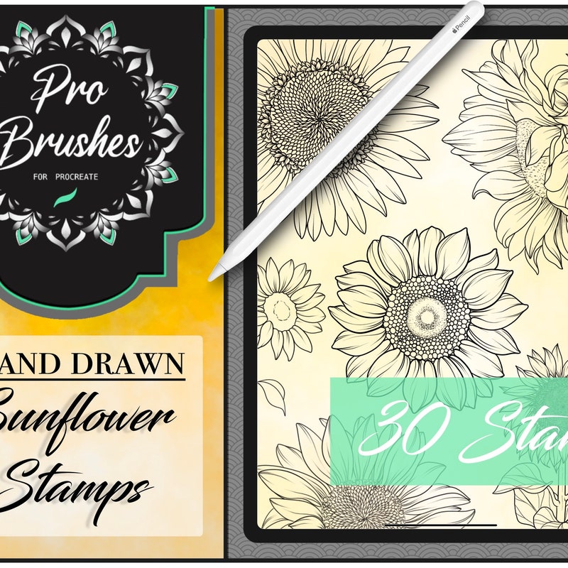 Detailed Flower Stickers - Etsy