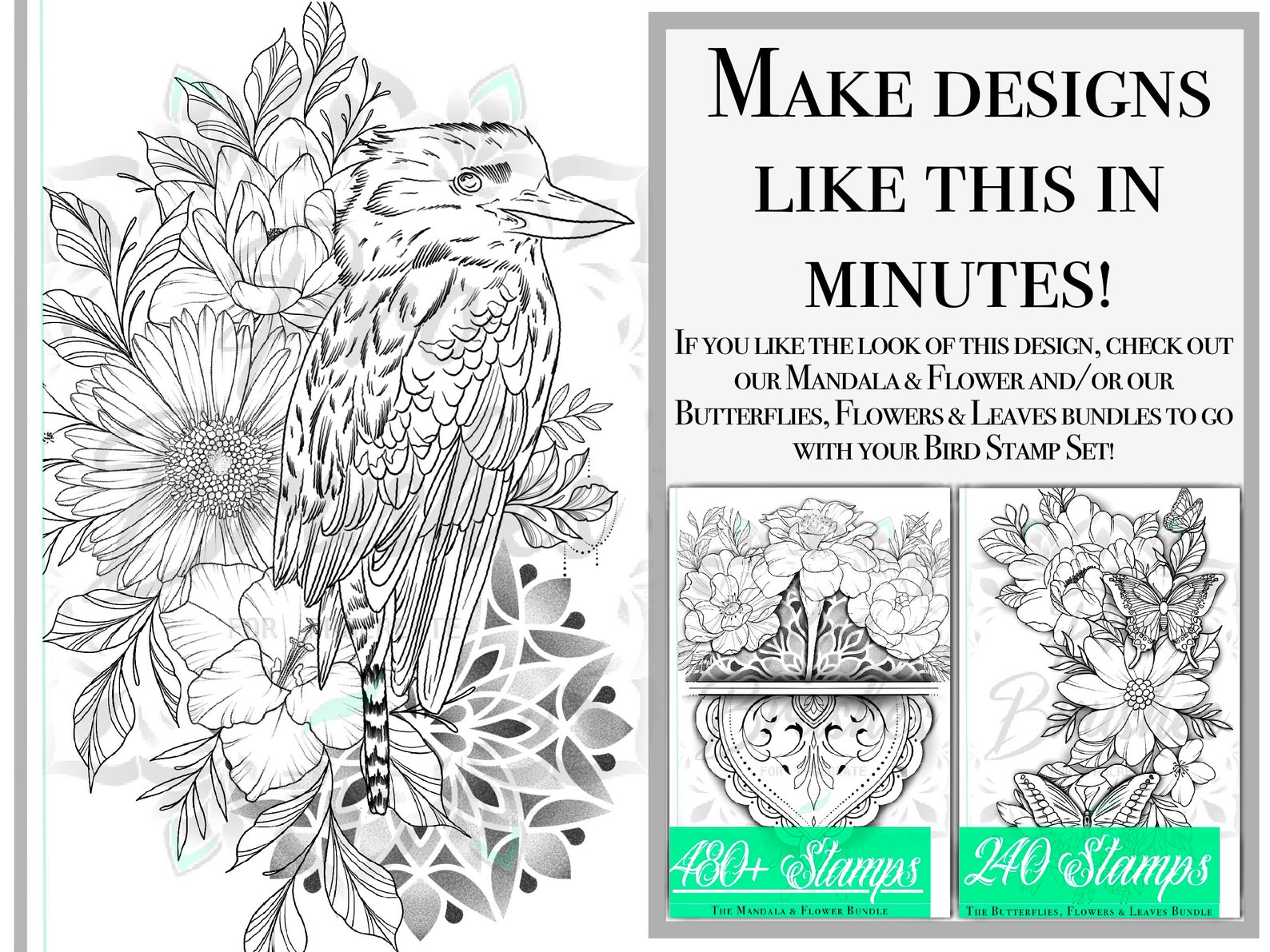 Bird Procreate Brushes 20 Procreate Stamp Set Detailed - Etsy