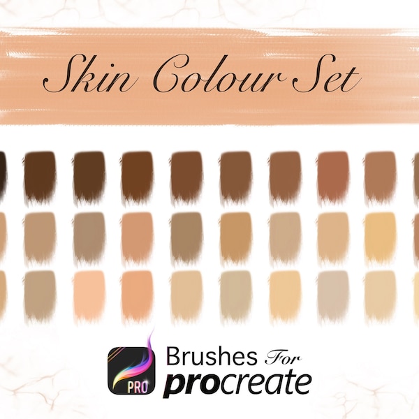 Skin Color Palette - Etsy