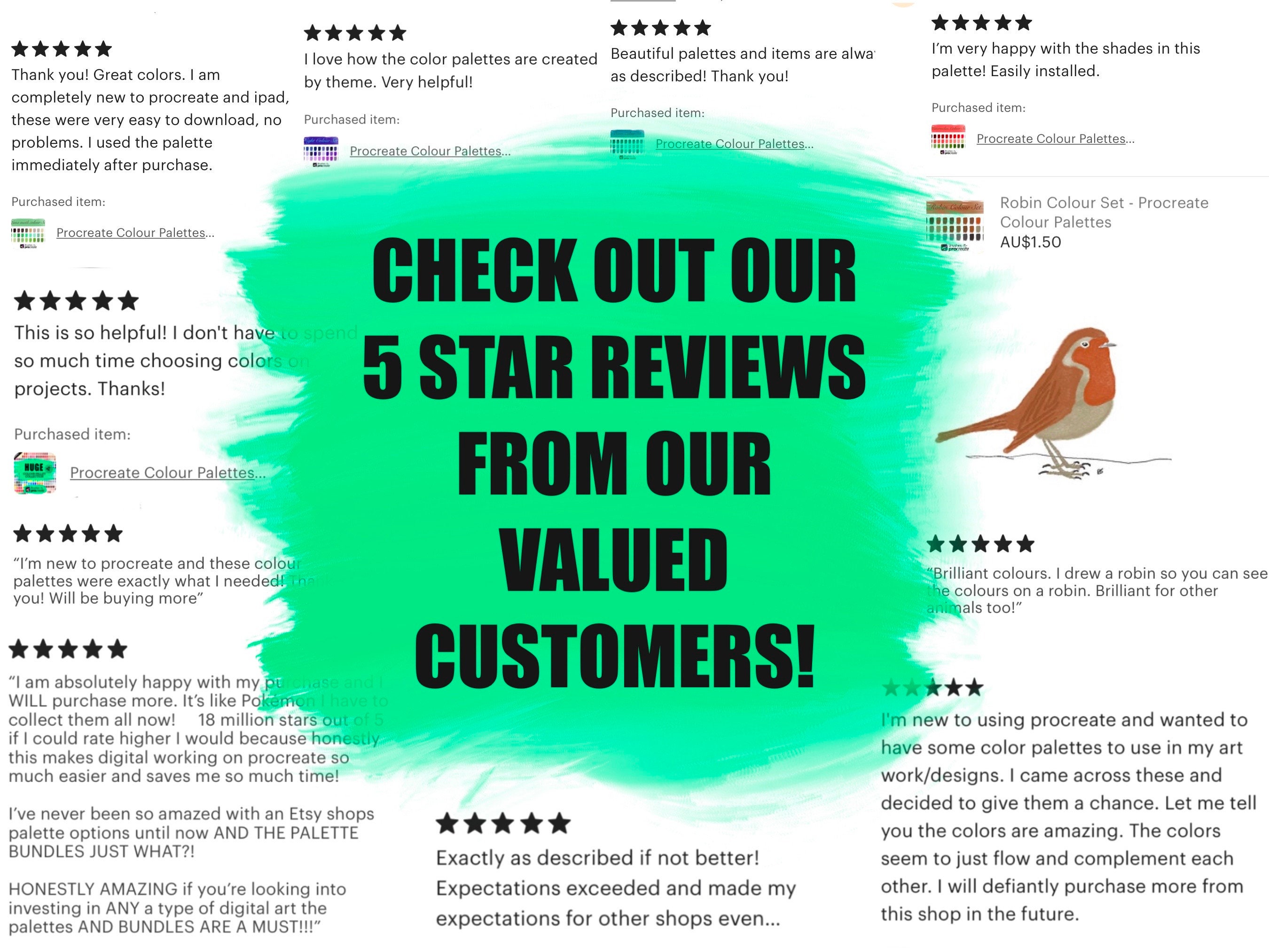 Colour Wheel Set Procreate Colour Palettes - Etsy