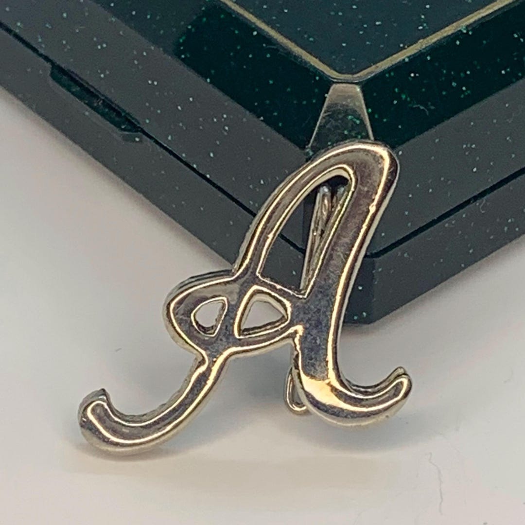 Vintage A Letter Brooch Pin Monogramm,name ,initial - Etsy