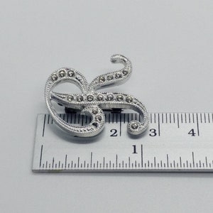 Vintage Brooch/pin Letter R Monogram Silver Tone With Rheinstones - Etsy