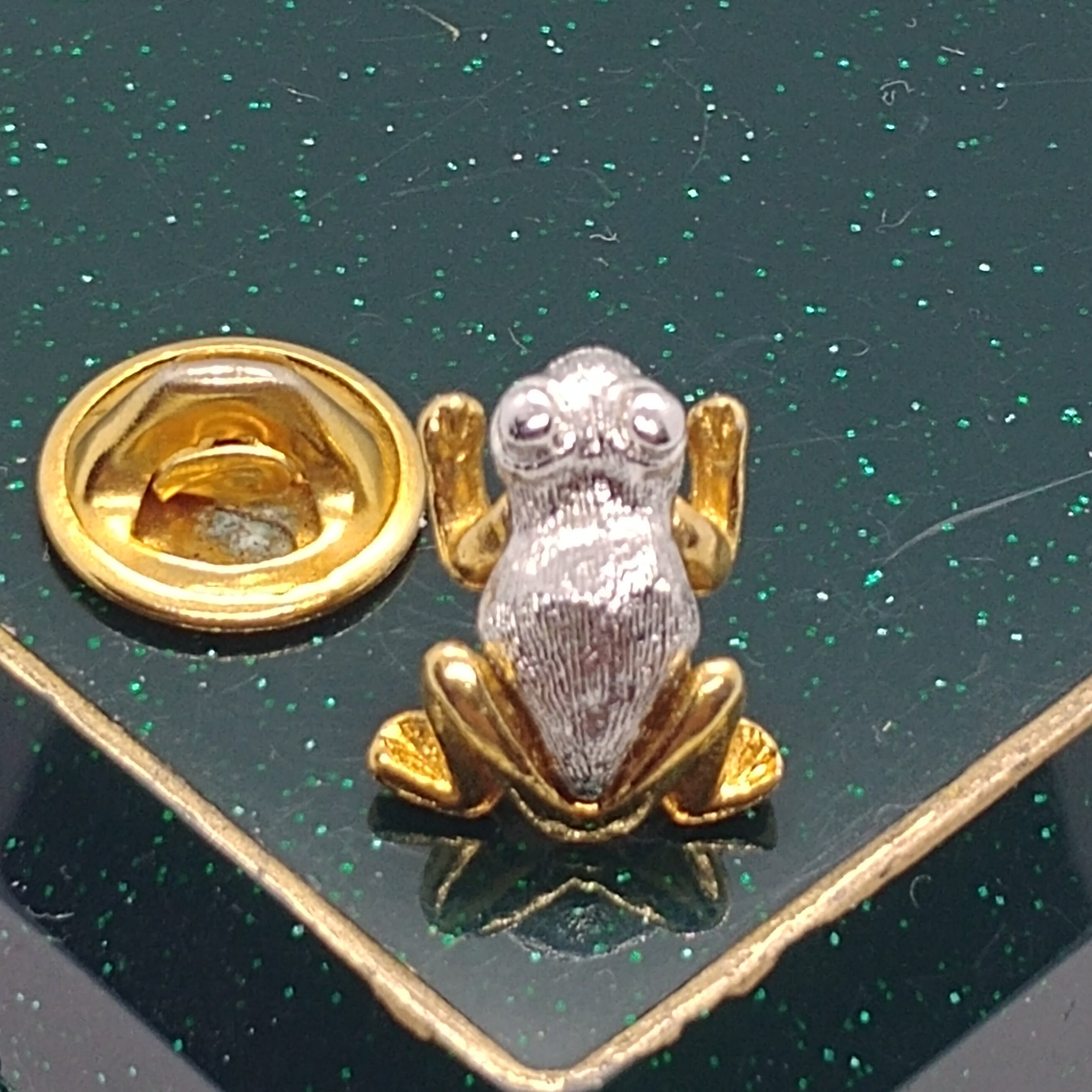 Vintage Frog Mini Micro Brooch / Pin - Etsy