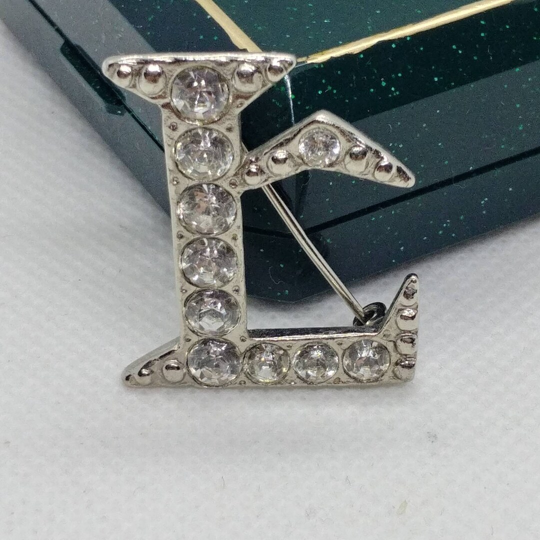 Vintage Brooch Pin Letter L Monogram Name Initial Lancome Brooch - Etsy