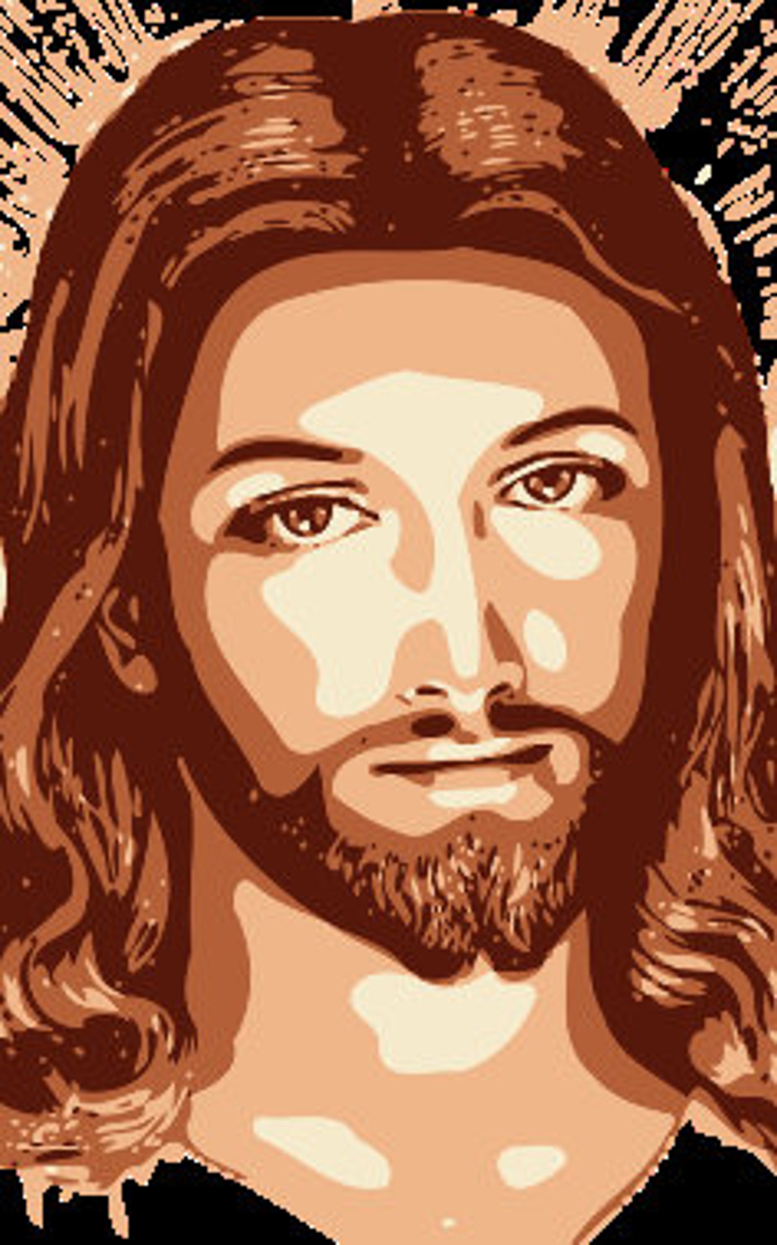 Young Jesus File Digital Art for Cricut Htv Murals Rug Tufting - Etsy