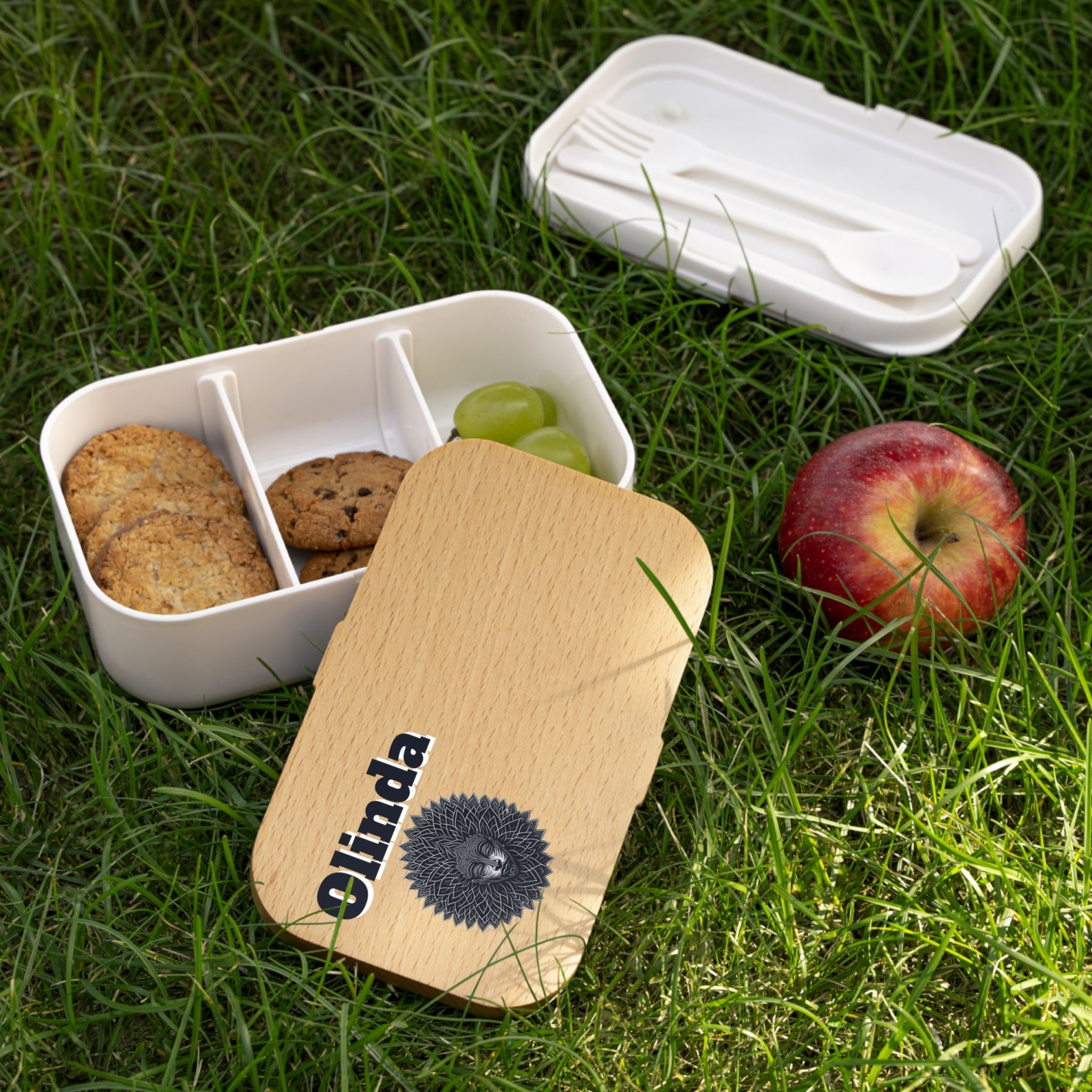 Custom Lunch Box This is a Personalized Zen Mandala Sun Face Bento ...