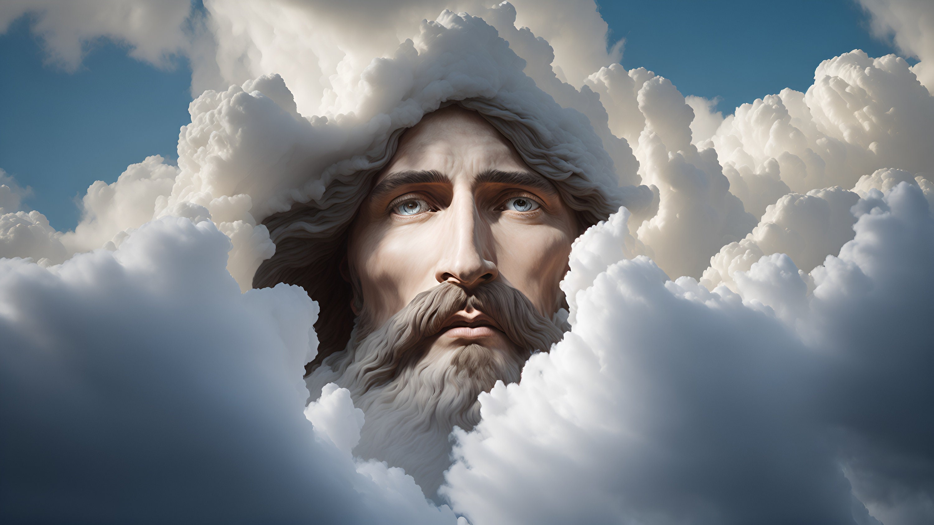 Jesus in the Clouds Digital File for Artwork on Tumblers, Dye ...