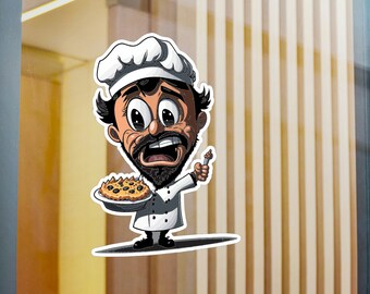 Trust Me Chef H492 8 Inch Sticker Decal Baking Cook Recipe Book Dinner ...