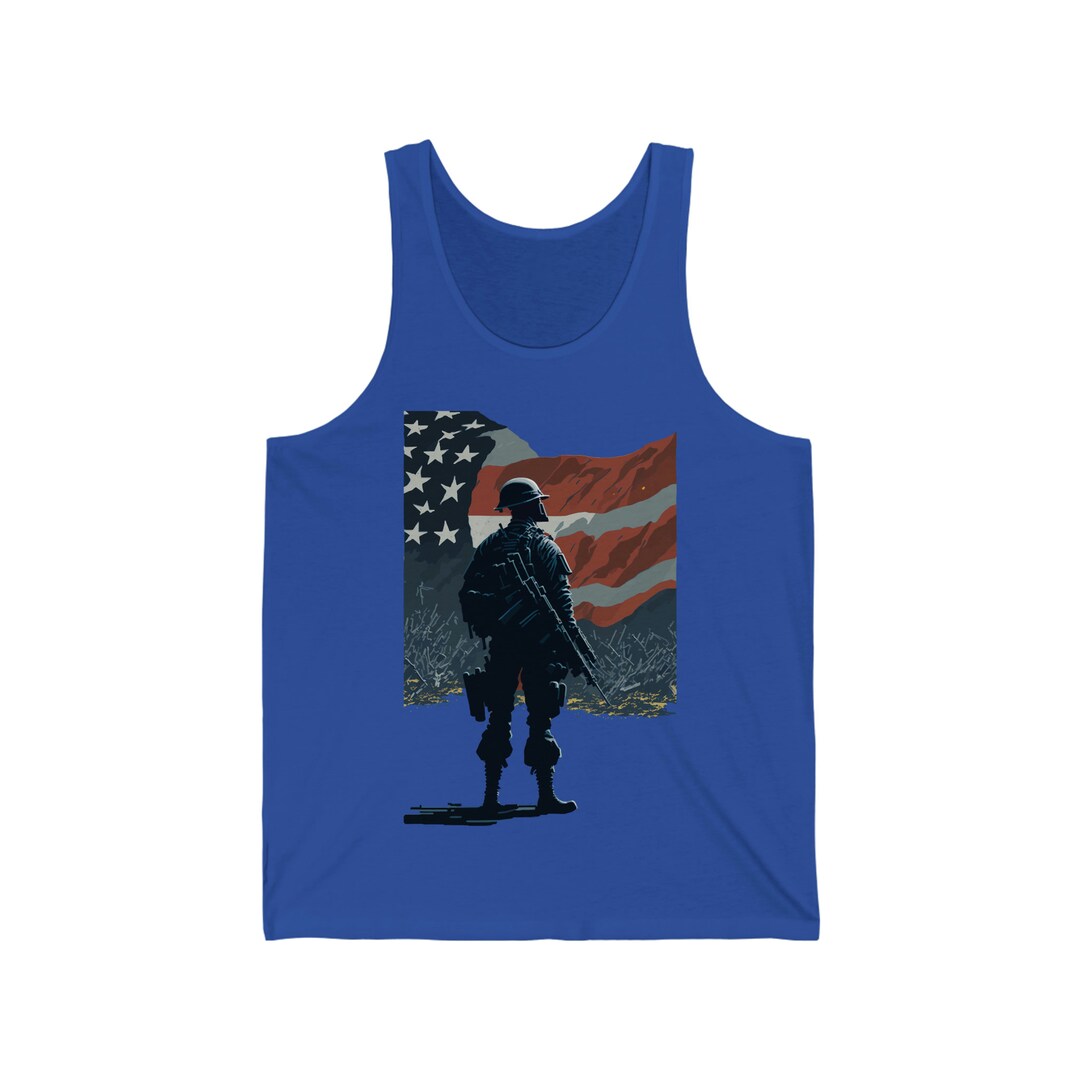 Patriotic Soldier Tank Top for Hanging at the Pool on the Fourth of ...