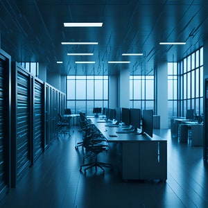5x Zoom Virtual Backgrounds Modern Datacenter Theme Pack for Zoom Video ...