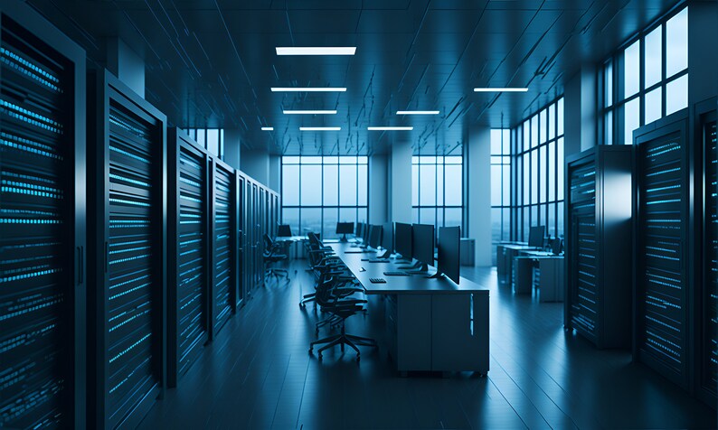 5x Zoom Virtual Backgrounds Modern Datacenter Theme Pack for Zoom Video ...