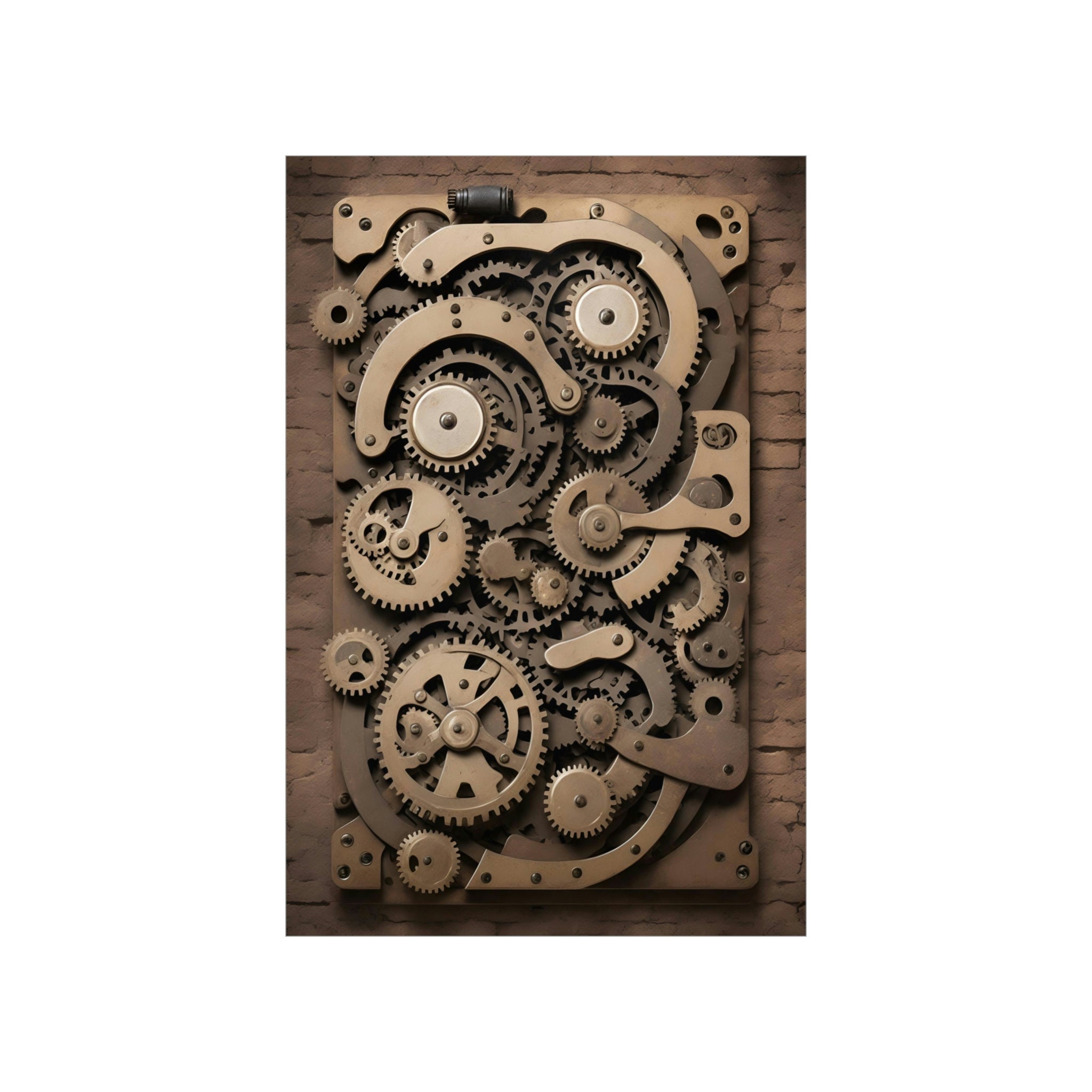 Steampunk Sign Hanging Poster Premium Matte Vertical Posters for the ...