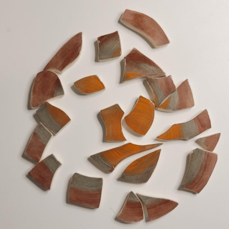 Handmade Abstract Ceramic Puzzle, Wall Decor, Modern Home Art, Ceramic ...