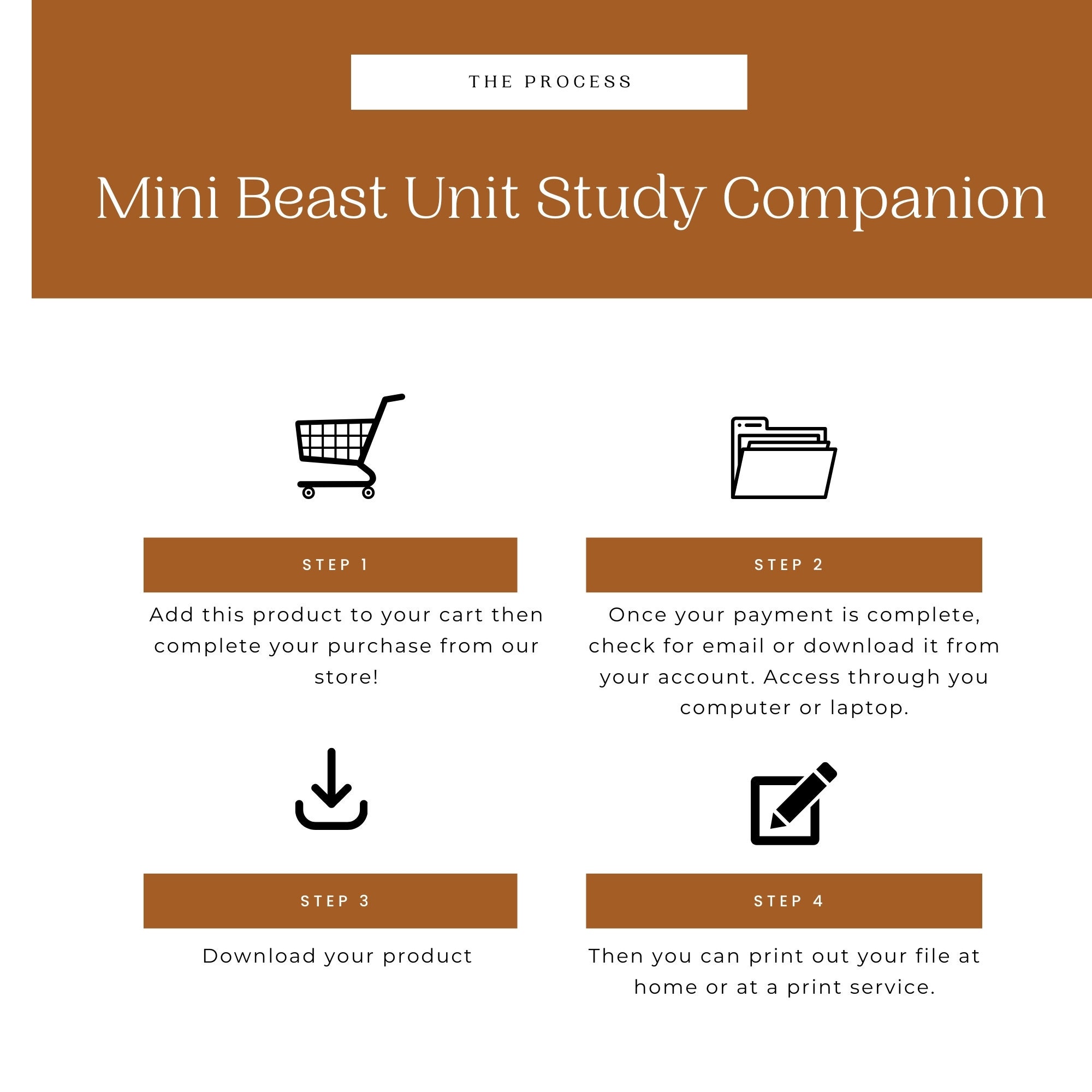 Mini Beasts Unit Study: Nature Homeschool Printable (PDF) - Etsy