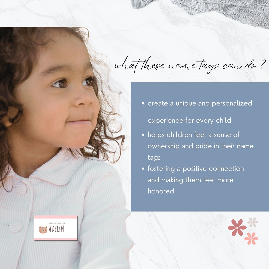 Personalized Printable Name Tags Cute Pastel Designs for Preschoolers ...