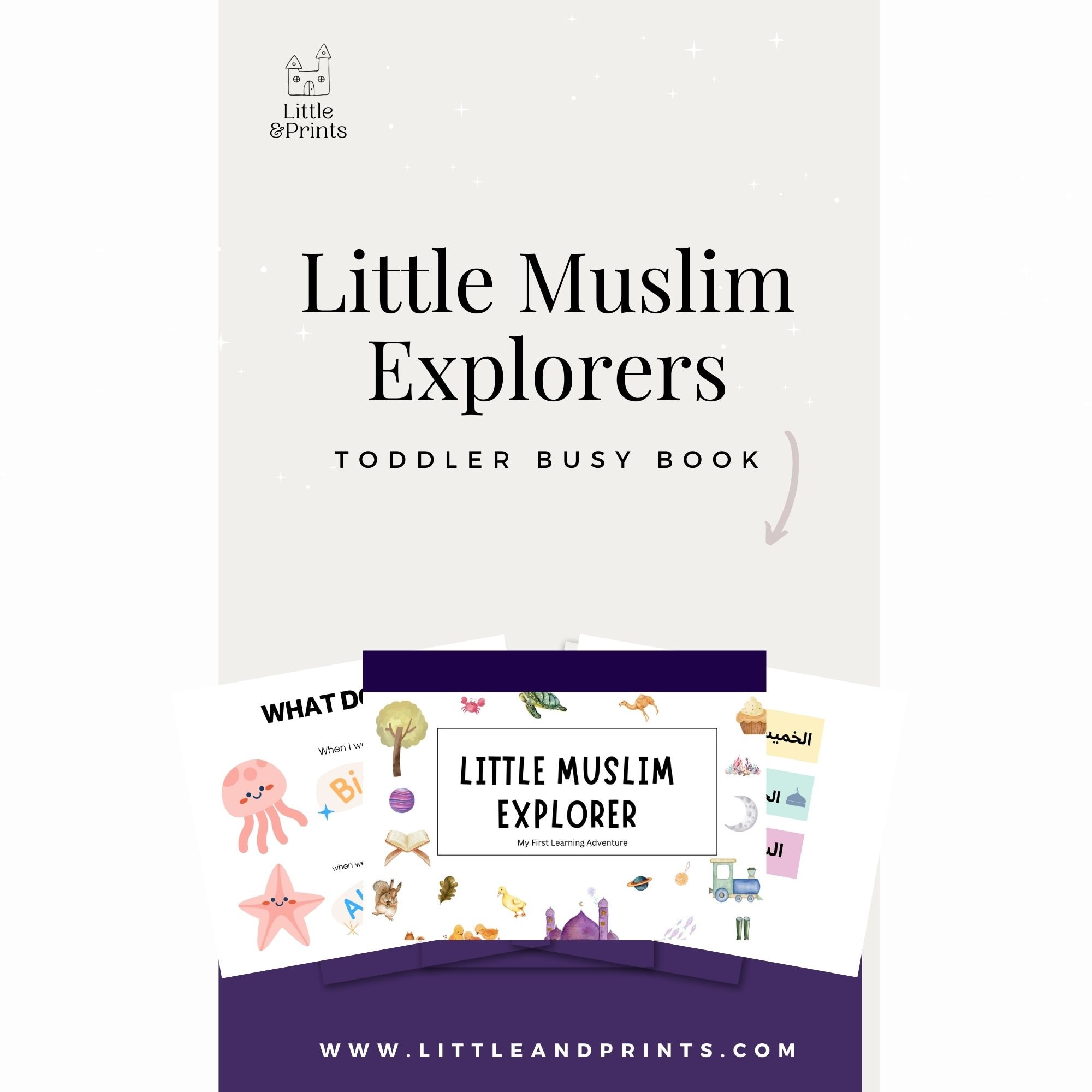 Little Muslim Busy Book Interactive Islamic Learning Muslim Crafts ...