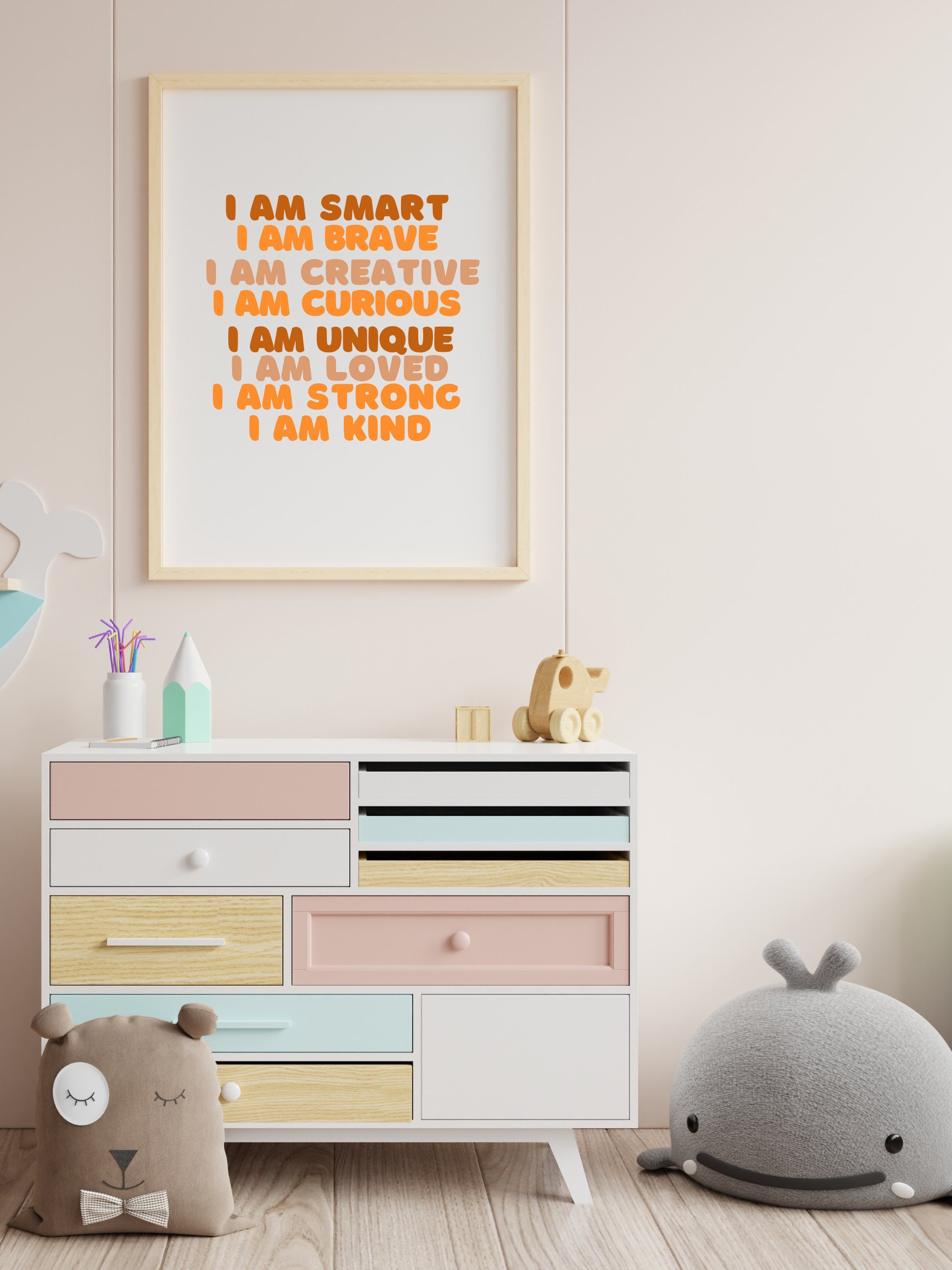 Growth Mindset Wall Art Printable Affirmation Classroom Posters Kids ...