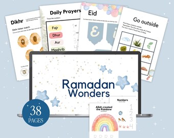 30 Days of Ramadan Activity Book, Printable, Muslim Kids - Etsy Denmark