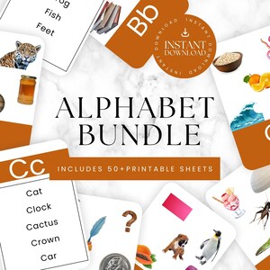 Montessori Inspired Alphabet Posters for Early Readers Phonics ...