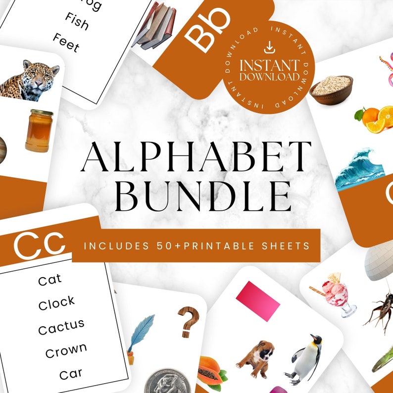 Montessori Inspired Alphabet Posters for Early Readers - Etsy