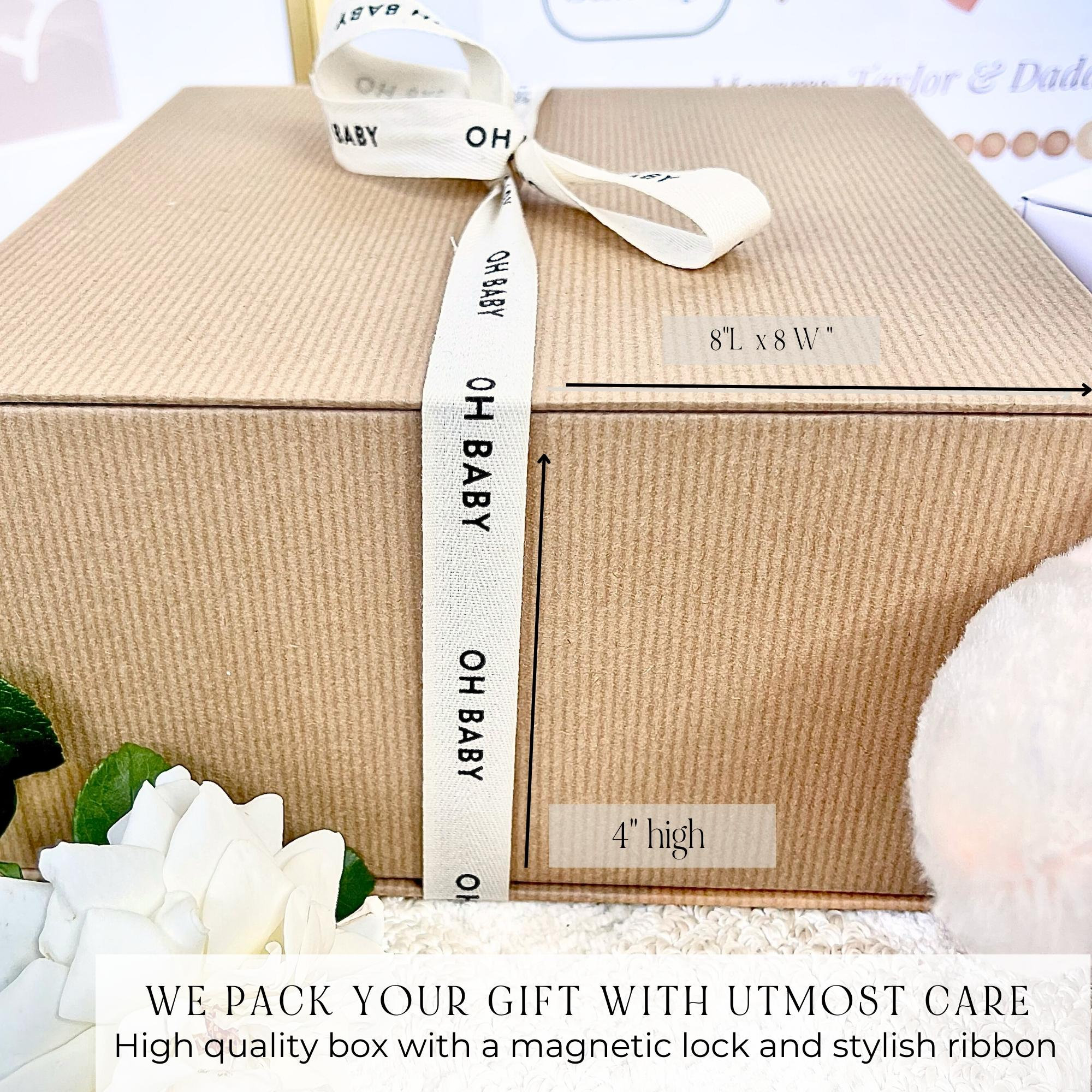 New Born Gift Basket Unisex Gift Set for New Parents Baby Sibling Gift ...