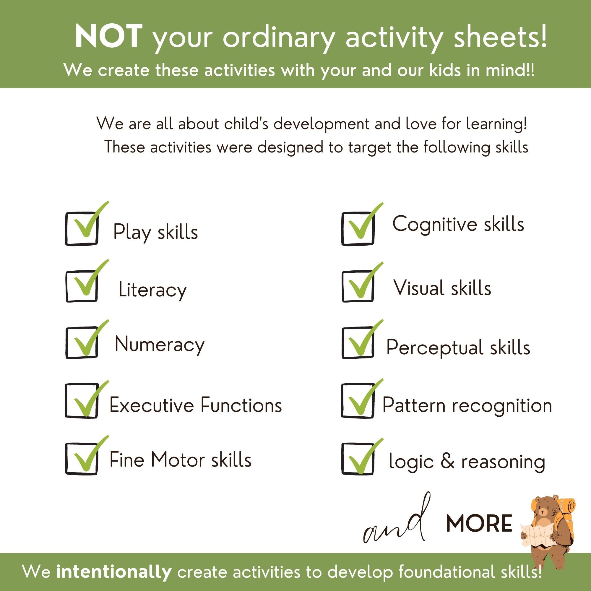 Camping Games for Kids Camping Games for Preschooler Spot the ...