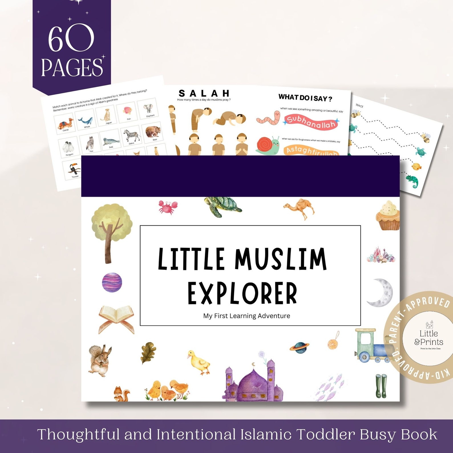 Little Muslim Busy Book Interactive Islamic Learning Muslim Crafts ...