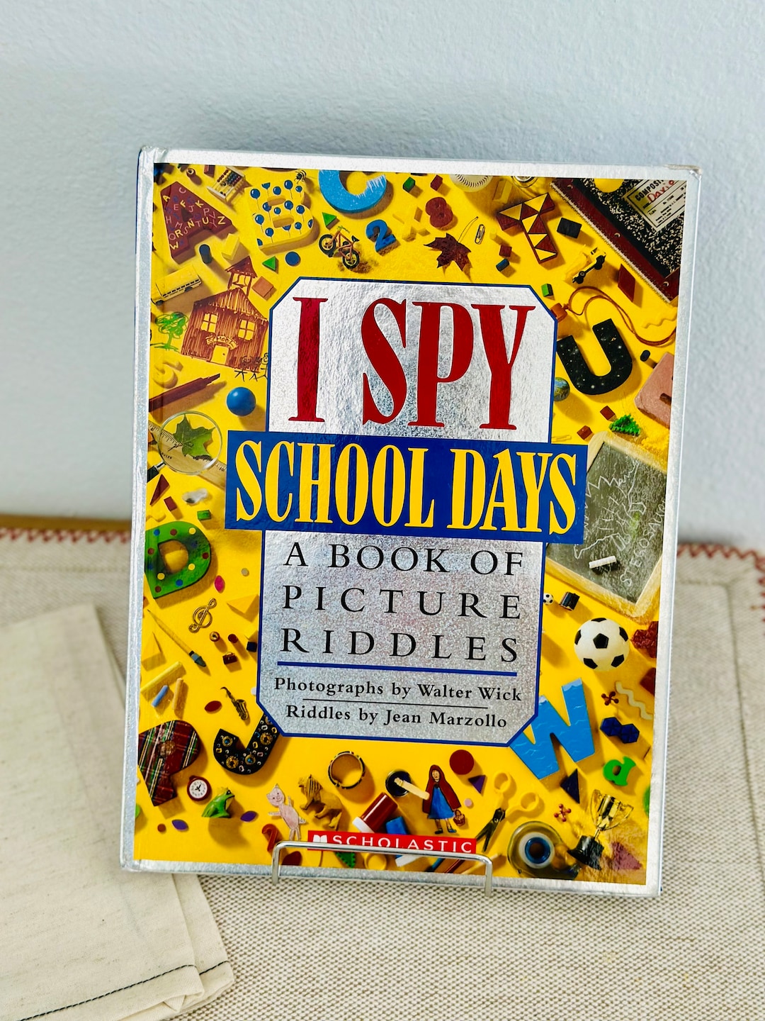 Vintage I Spy School Days: A Book of Picture Riddles Hardcover - Etsy
