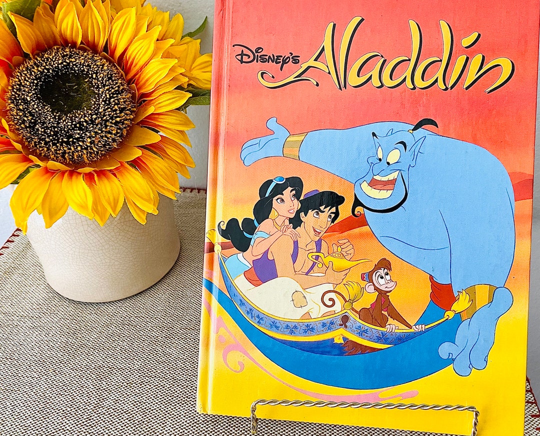 Vintage Disney's Aladdin Classic Series Illustrated Book Vintage ...