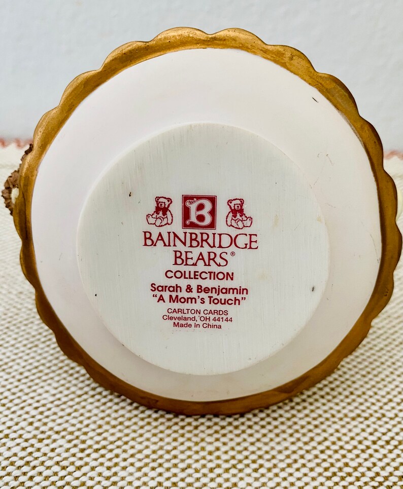 Vintage Bainbridge Bears Collection Sarah Frederick & Benjamin a Mom's ...