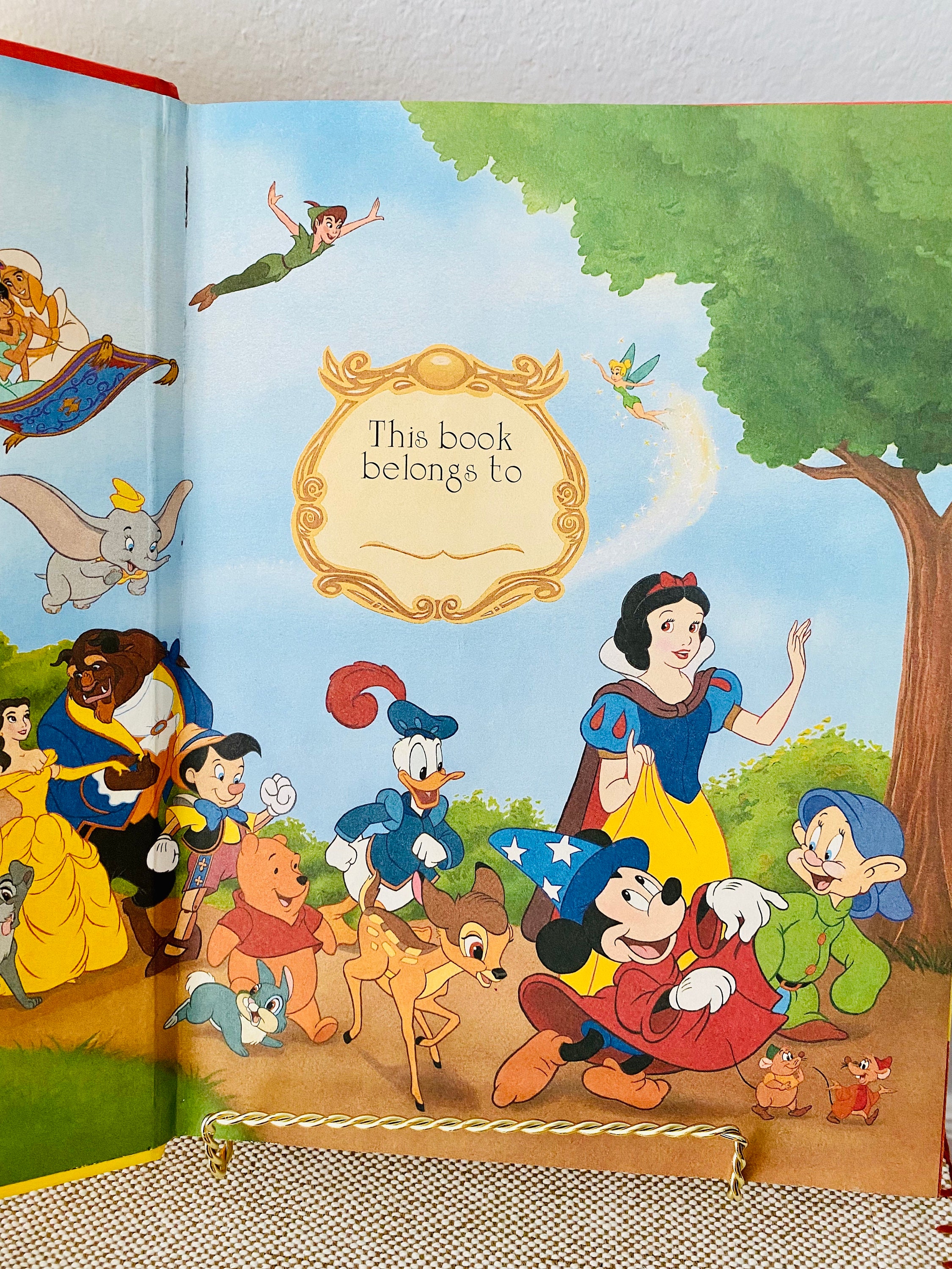 Vintage Disney's Aladdin Classic Series Illustrated Book Vintage ...