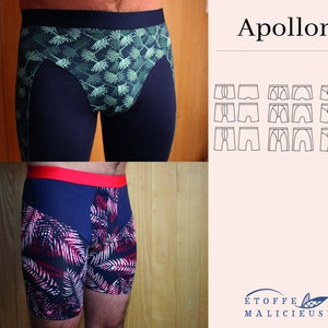 PDF Sewing Pattern, English, Apollon Men Boxer - Etsy