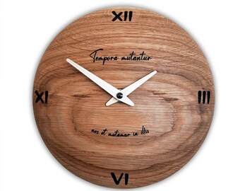 Latin Wall Clock - Etsy