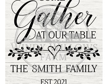 Gather SVG Cut File Autumn Thanksgiving Family Give - Etsy