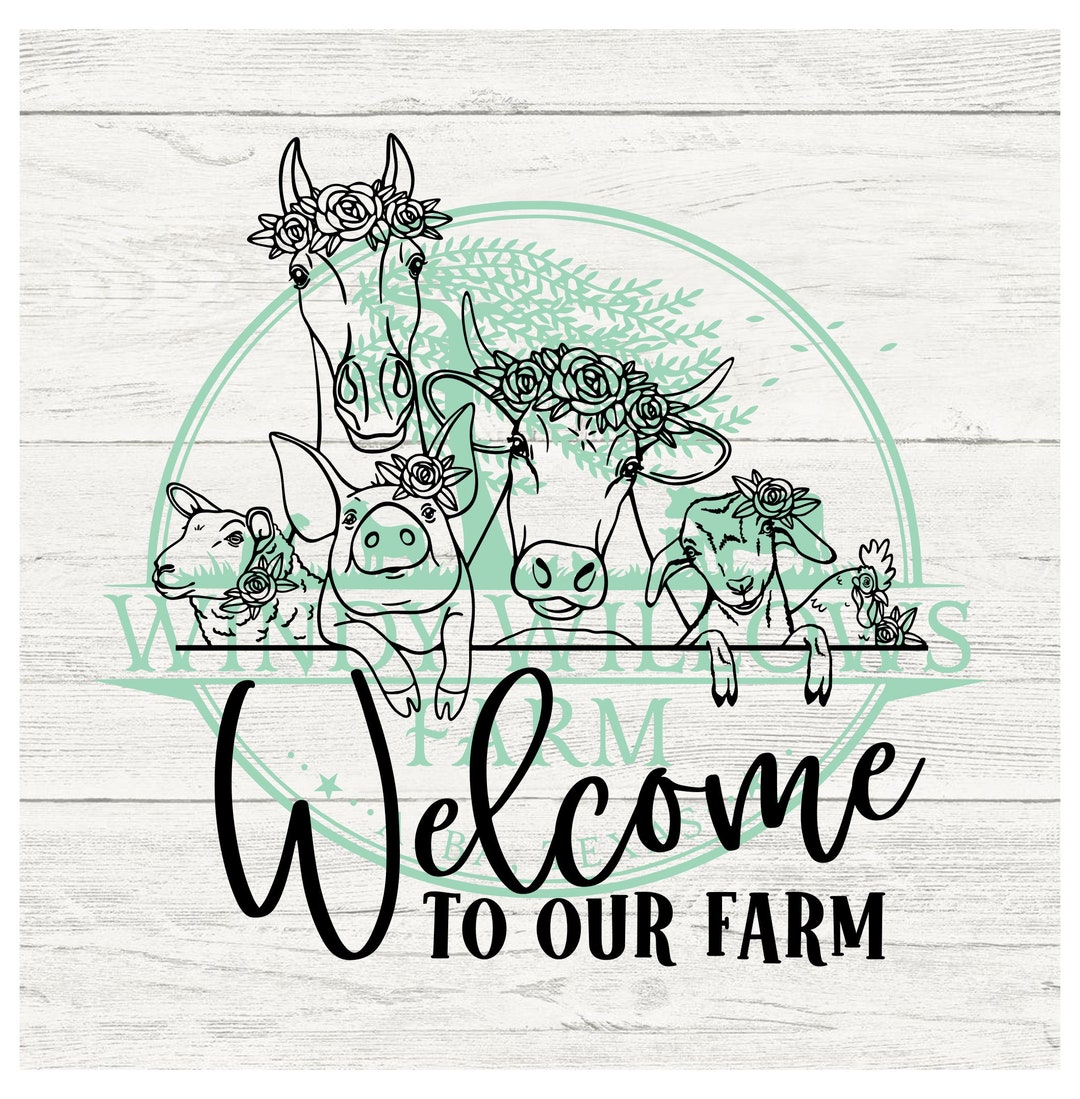 Welcome to Our Farm- I - Etsy
