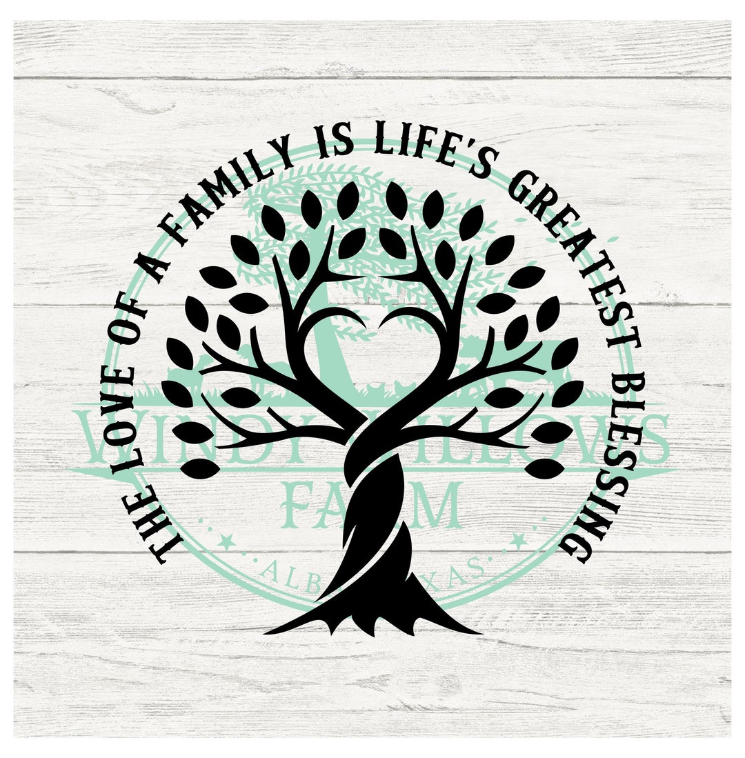 The Love of a Family is Life's Greatest Blessing - Etsy