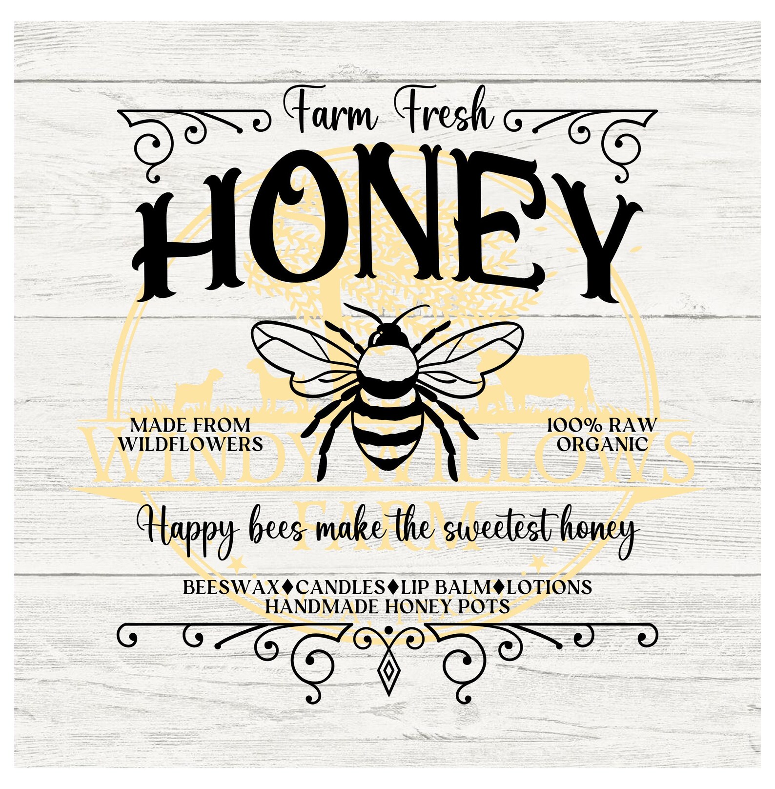 Farm Fresh Honey - Etsy