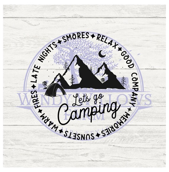 Let's Go Camping - Etsy