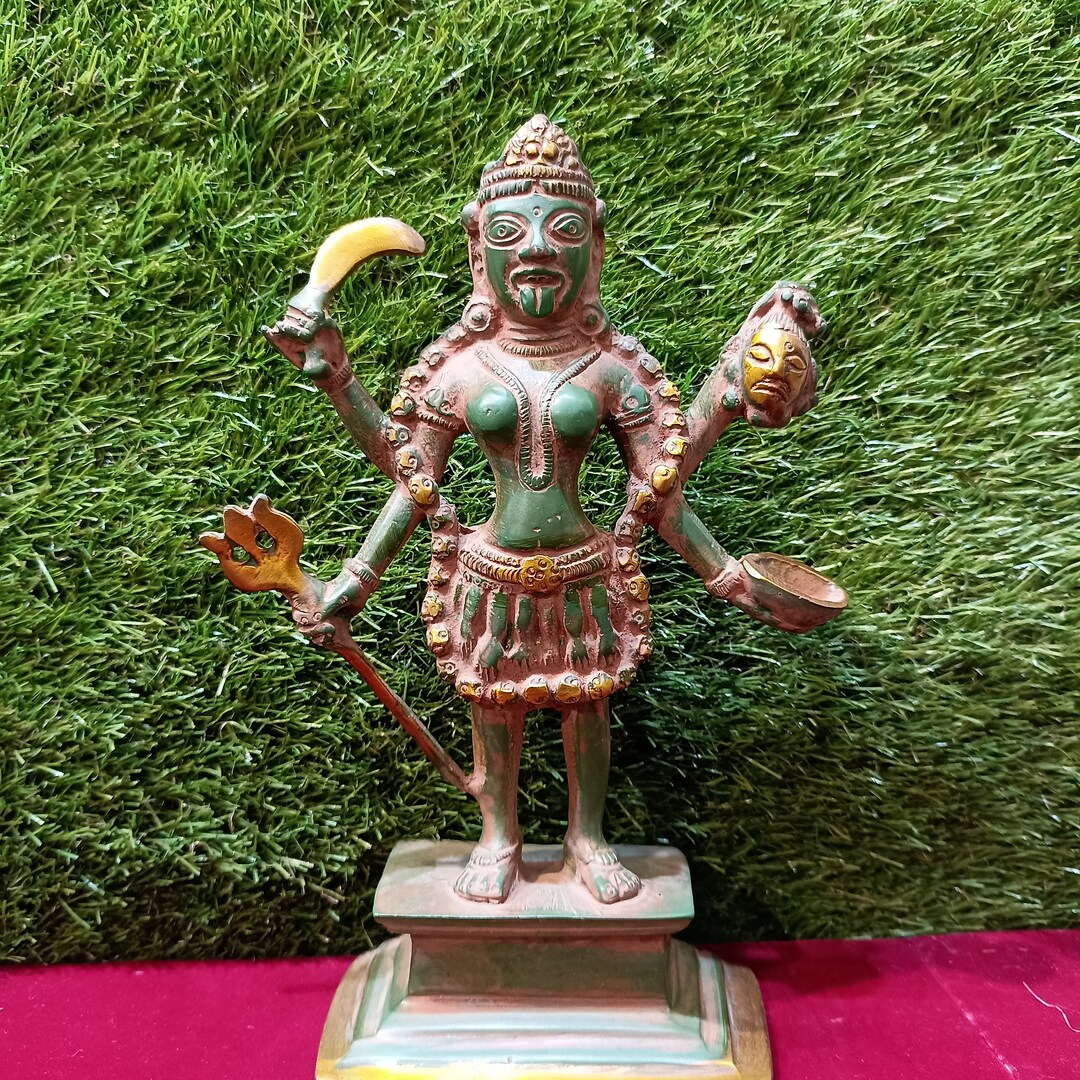 Maha Kali Statue, Goddess Kali Maa 21 CM Statue, Kalika, Kaliparvati ...