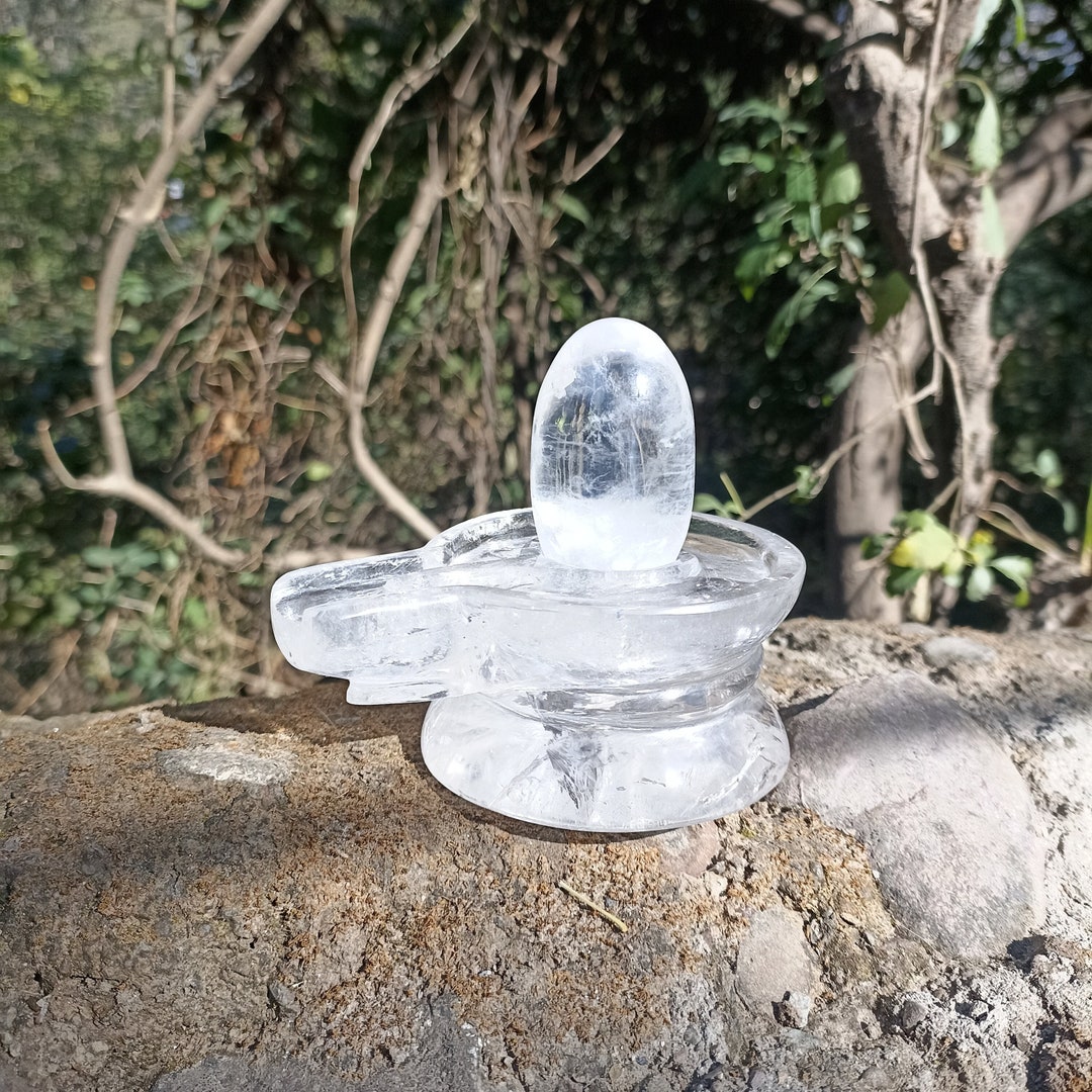 Hindu God Lord Shiva Energized Crystal Shivling Sphatik Shivlings for ...