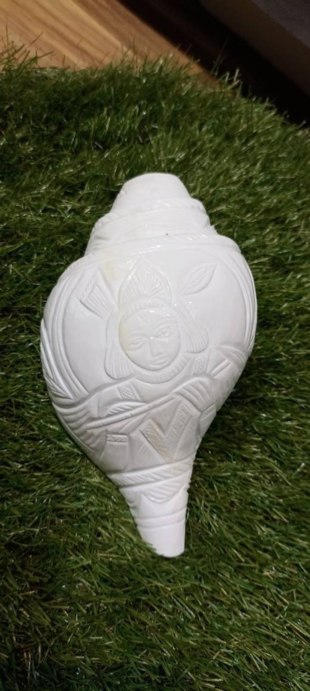 Puja Conch Shell, You Have to Blow Into This Shell, It Makes a ...