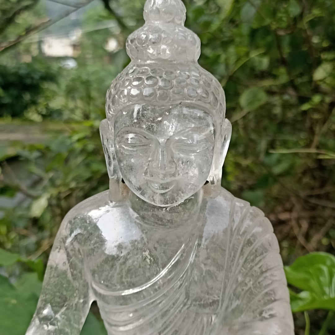 Natural Clear Quartz Buddha Crystal Buddha Gemstone Buddha Buddha ...