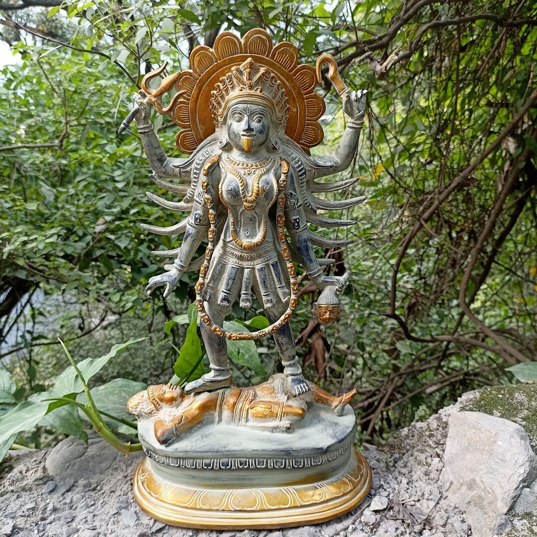 Maha Kali Statue Goddess Kali Maa 48. CM Statue Kalika - Etsy