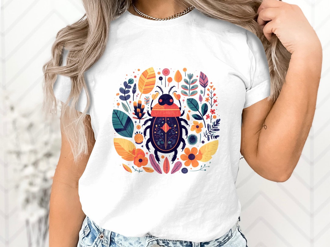 Bug Nature Flowers SVG, Digital Download, Clipart, Svg File Cricut, Png ...